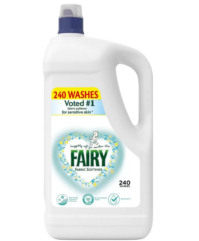 Fairy Super Concentrate Fabric Laundry Softener Conditioner - 240 Wash ...