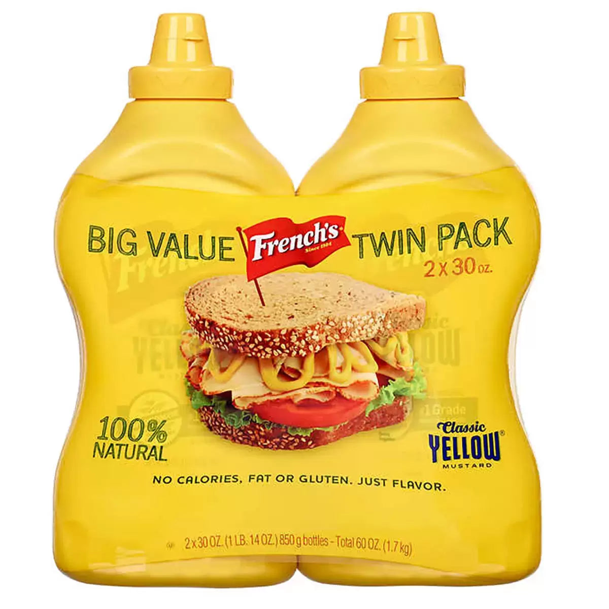 French's Classic Yellow Mustard, 2 x 850g — Alta Essentials