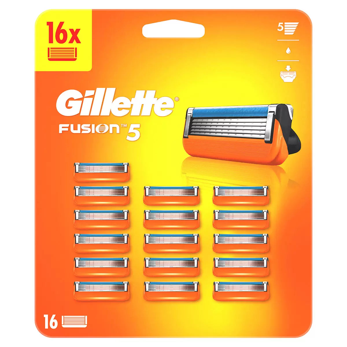 Gillette Fusion 5 Razor Blades, 16 Pack — Alta Essentials