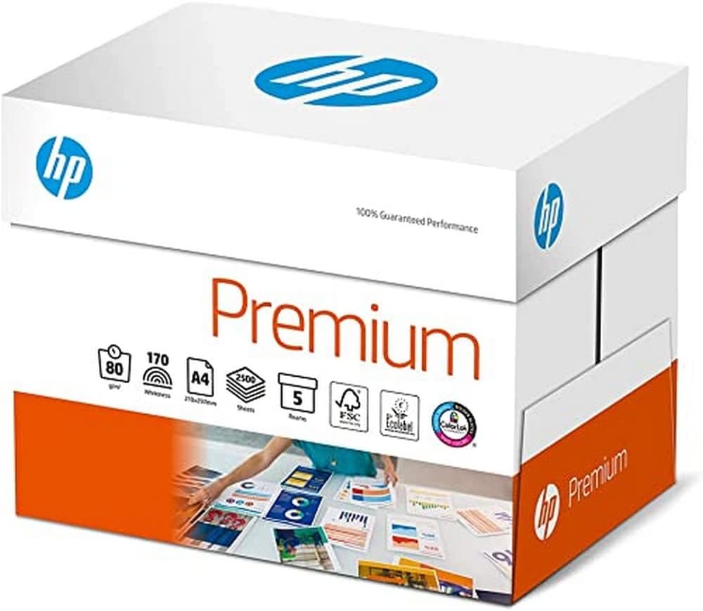 HP Papers Printer Paper, Home & Office A4 Paper, 210x297mm, 80gsm, 5 R ...