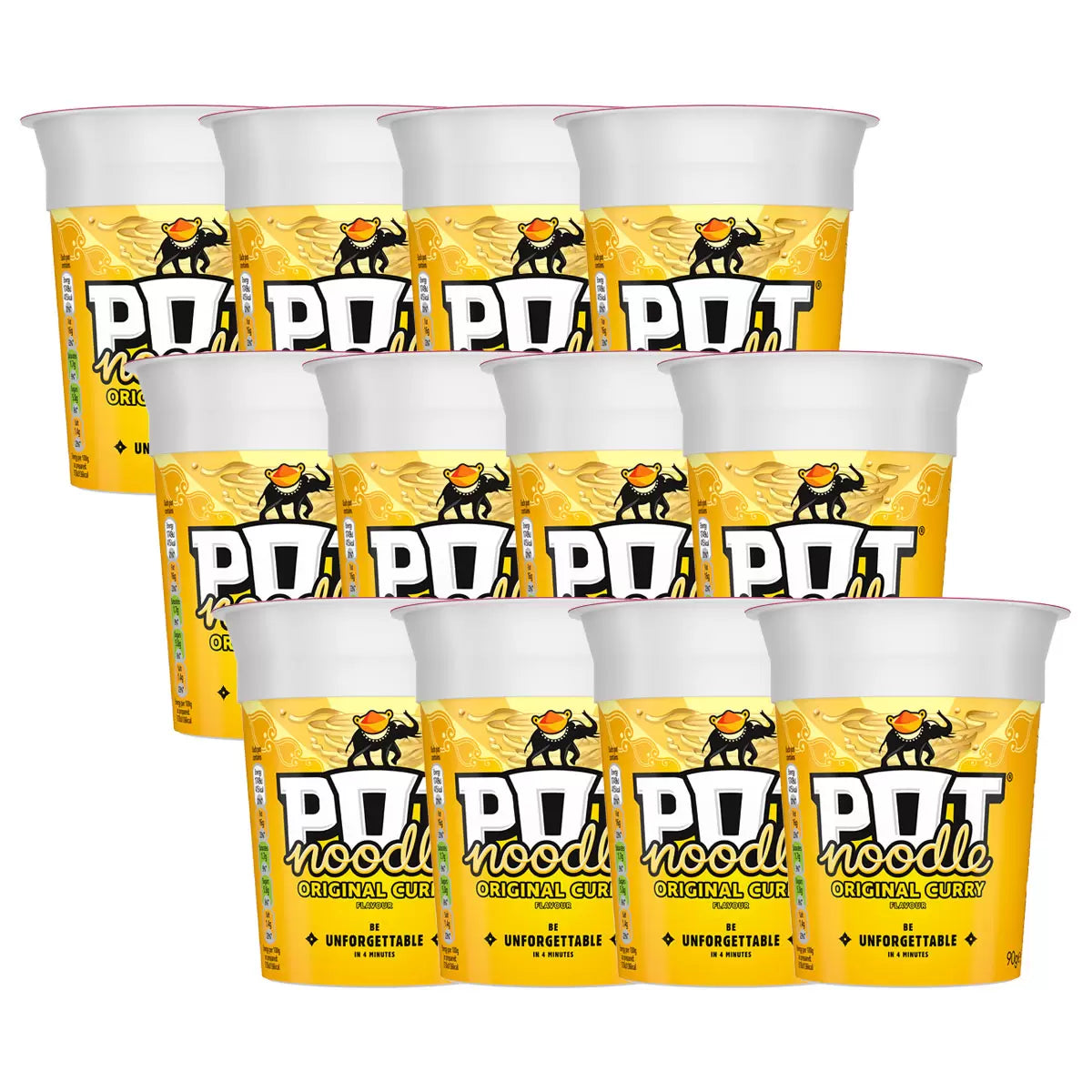 Pot Noodle Curry Flavour, 12 x 90g — Alta Essentials