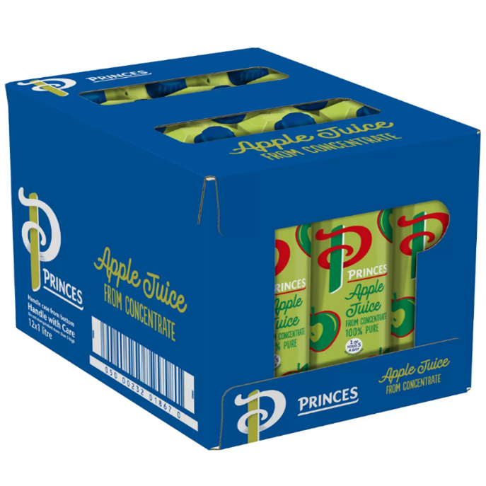 Princes Apple Juice 12 x 1L — Alta Essentials