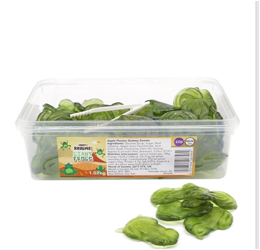 Candy Realms Giant Frogs Tub 1.02kg — Alta Essentials
