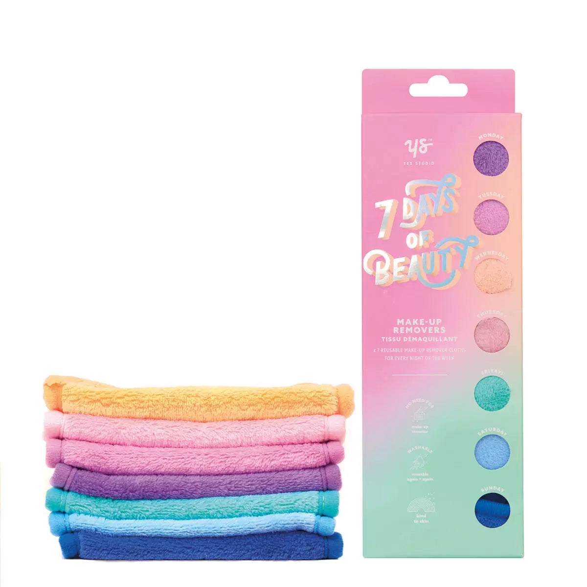 Yes Studio Reusable MakeUp Cloths, 7 Pack — Alta Essentials