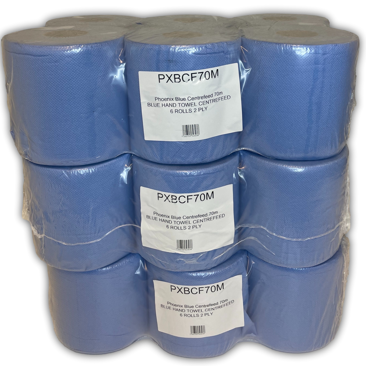 Phoenix Blue Centrefeed 70m Hand Towel 3 x 6 Rolls — Alta Essentials