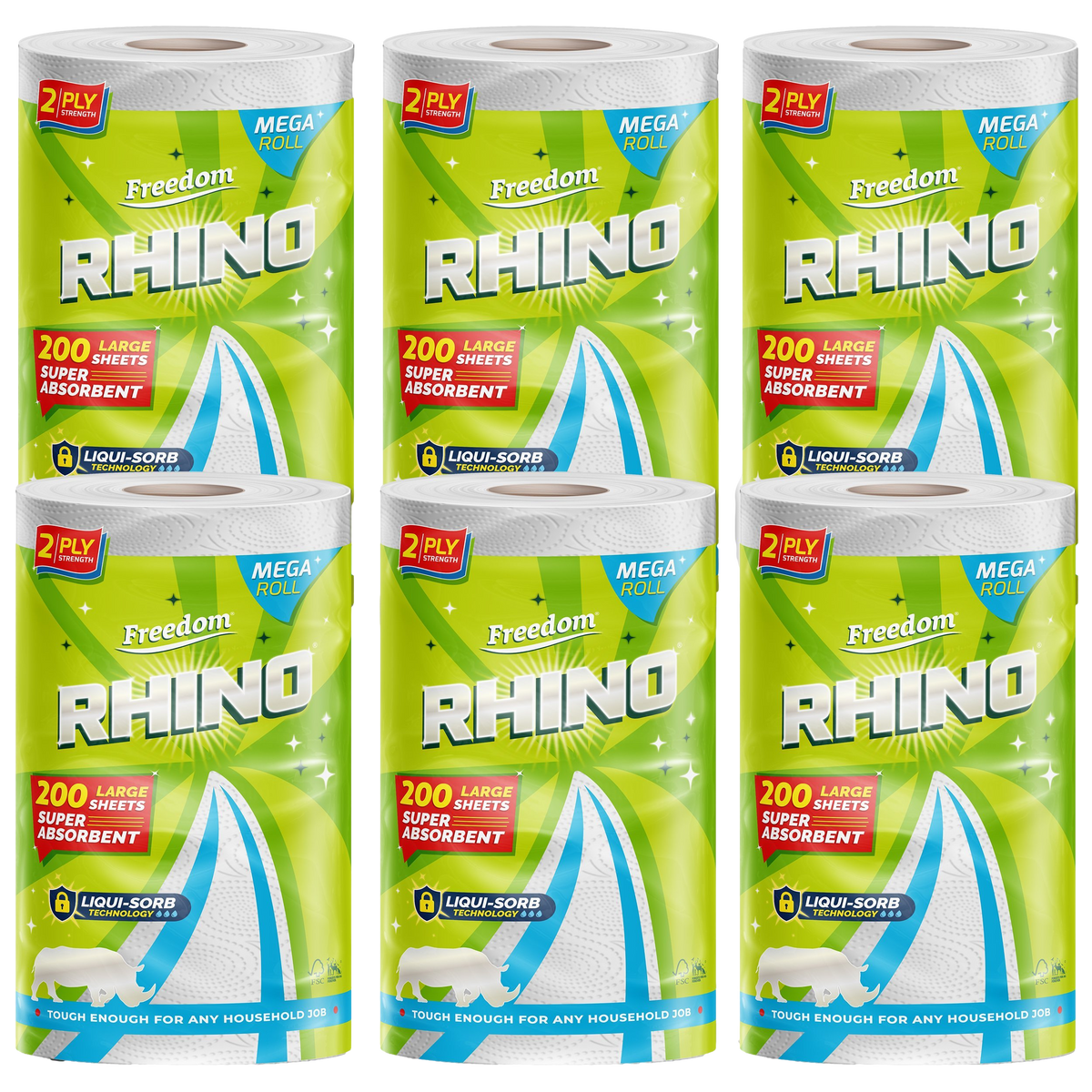 6 Rolls of Large Extra Wide Kitchen Roll Super Absorbent — Alta Essentials